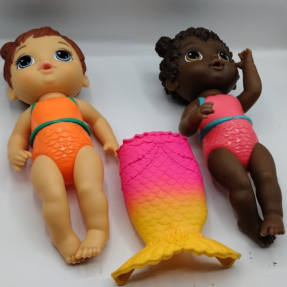 Hasbro | Toys | Baby Alive Color Changing Mermaid Tails African ...